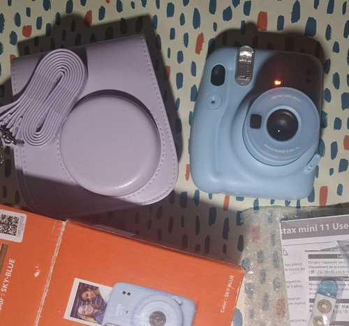 Instax mini 11 с чехлом