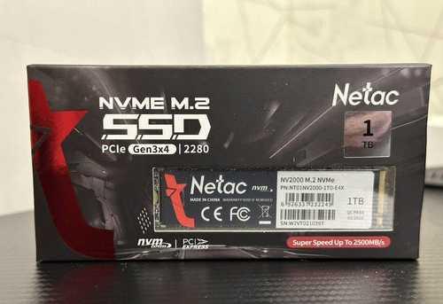 Nvme M.2 SSD Netac 1tb (Новый)