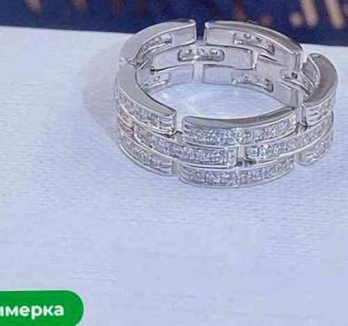 Кольцо Cartier Maillon Panthere из бел.золота 1,89ct