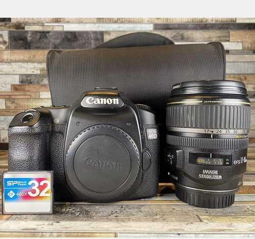 Canon EOS 40D kit EF-S 17-85mm 4-5.6 IS USM