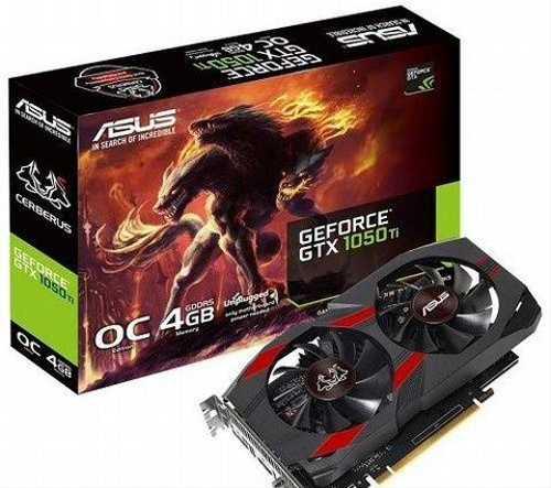 Видеокарта Asus GeForce GTX 1050 Ti OC 4GB RTL (ce