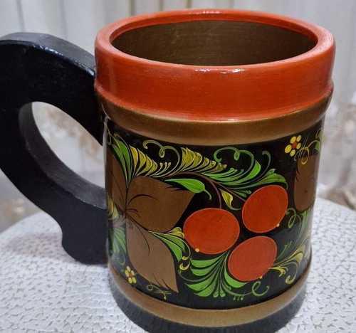 Пивная кружка СССР хохлома