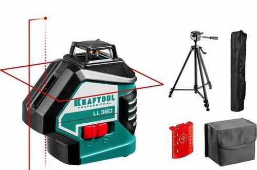 Лазерный нивелир 2х360 Kraftool LL360#3