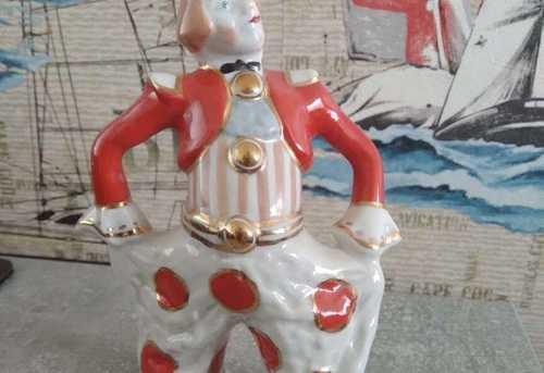 Клоун, статуэтка фарфоровая СССР