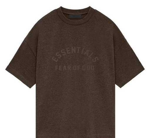 Fear of God Essentials S/S Tee Heather Wood