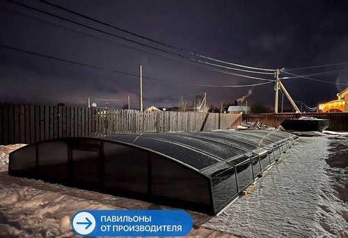 Павильон из поликарбоната для бассейна