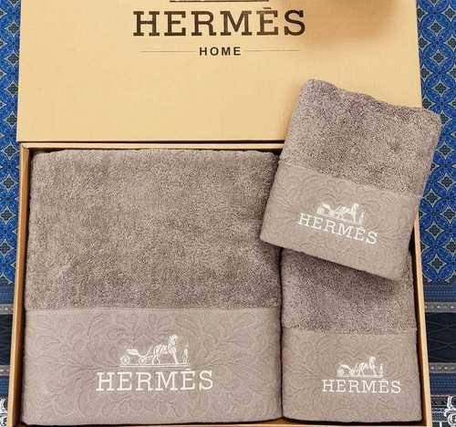 Набор полотенец Hermes 3в1 в подарочной упаковке