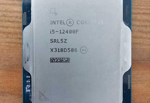 Процессор Intel core i5 12400f