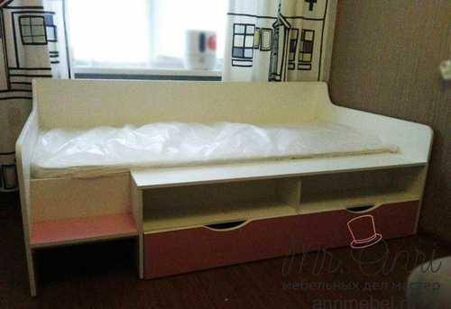 Детская /подростковая кровать с ящиками 190 см