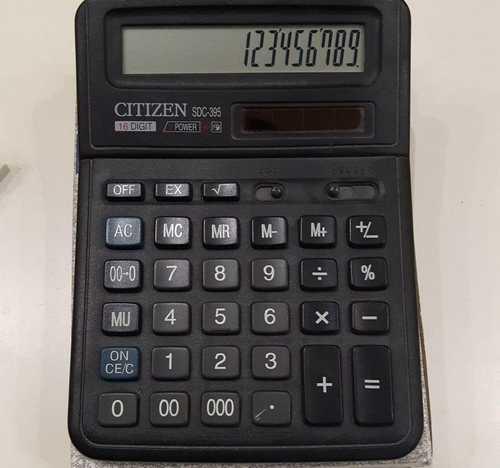 Калькулятор citizen sdc-395