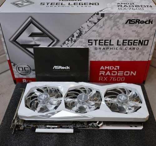 Видеокарта Rx 7600 Steel Legend 8GB OC