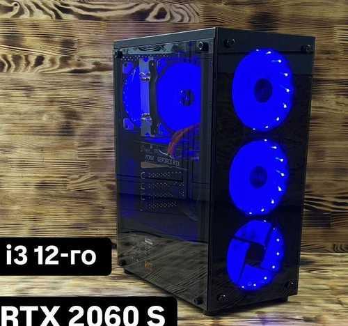 Игровой пк RTX, i3 12-го, SSD, озу 16Gb