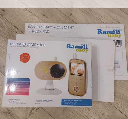 Видеоняня ramili baby RV1200 с мониторами дыхания