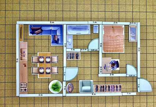 Дизайнерский набор для планировки квартиры, дома