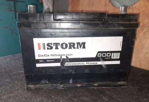 Аккумулятор storm 100 ач