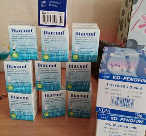 Тест полоски диаконт diacont