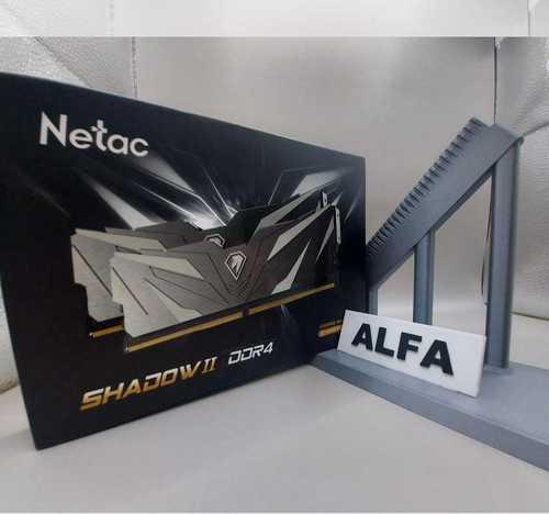 Озу Netac Shadow II Black 2x16гб DDR4 3200мгц