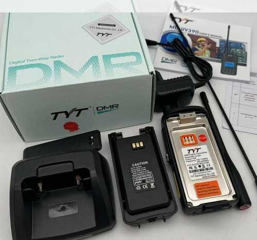 Цифровая радиостанция TYT MD-UV390 DMR AES 256 ip6