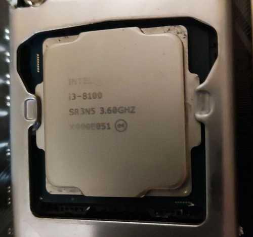 Процессор i3-8100 4 ядра 4 потока