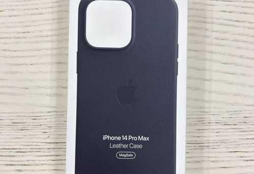 Чехол на iPhone 14 pro max кожаный