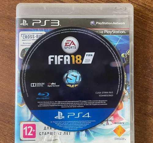 Диск fifa 18 на ps4