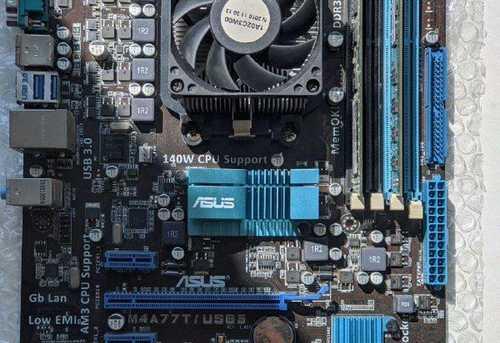 Материнская плата asus M4A77T/USB3 комплект AMD AM