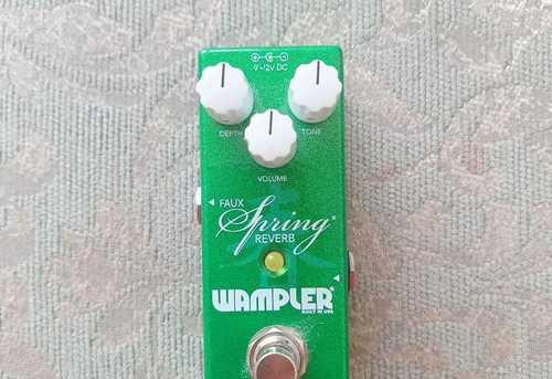 Гитарная педаль Wampler Spring Reverb реверберации