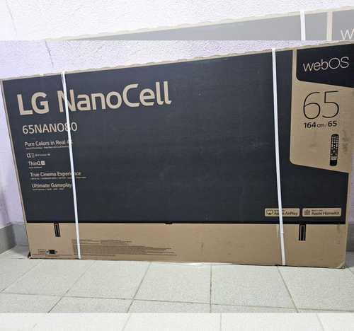 65" 4k телевизор LG Nanocell 65nano80vpa