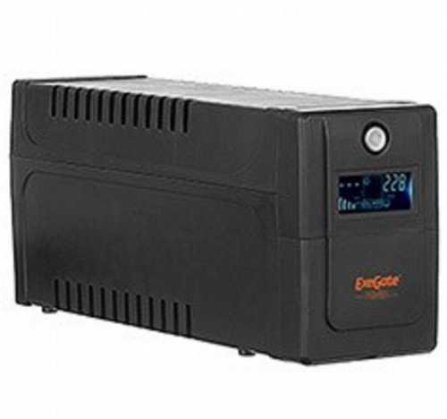 Exegate EP285568RUS ибп ExeGate Power SMART ULB-650.LCD.AVR.euro 650VA/360W, LCD, AVR, 2 евророзетки