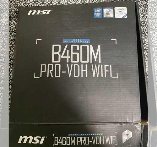 MSI B460M PRO-VDH wifi материнская плата