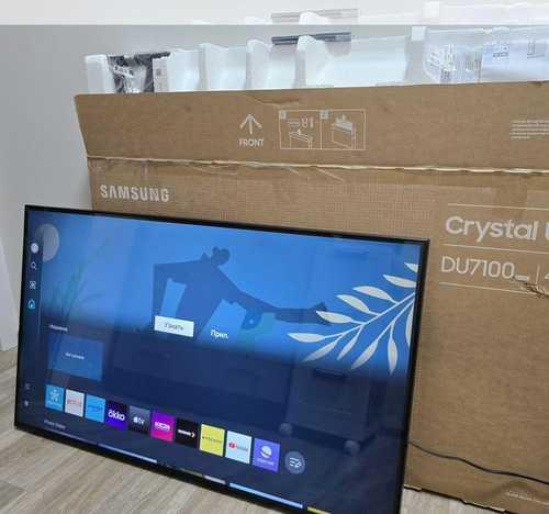 43"Samsung 43DU7100,Crystal UHD,Ultra HD,смарт тв