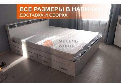 Кровать Саломея двуспальная 160х200 с ящиками
