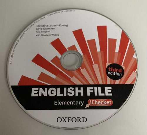 Компакт диск english file elementary