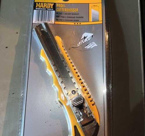 Нож с ломаным лезвием Hardy profi cuttermeser