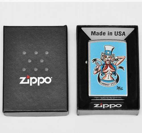 Зажигалка Zippo 24793 Want You Оригинал Новая