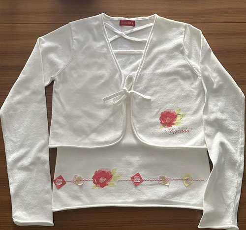 Кардиган и топ Escada