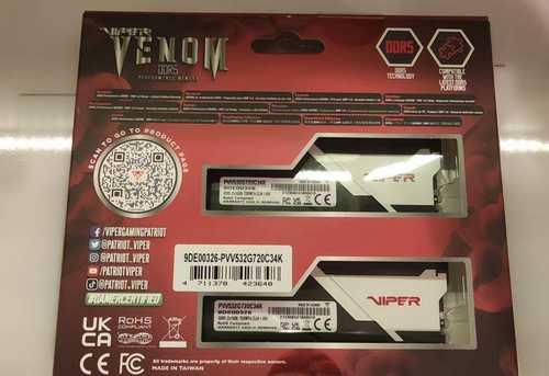 Новая Patriot Viper DDR5 32 гб 7200 мгц