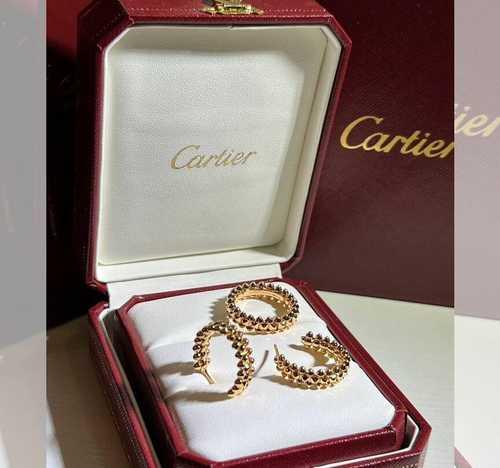 Серьги Cartier clash Золото