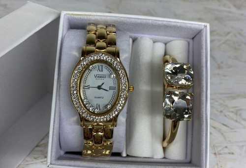 Часы и браслет (подарочный набор женский)