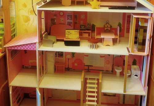Кукольный домик "Paremo" с мебелью