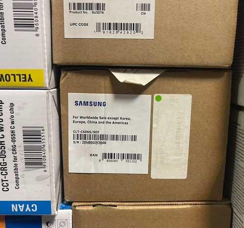 Картридж Samsung CLT-C506S оригинал Голубой