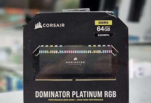 DDR5 64GB kit Corsair Dominator Platinum RGB 5200