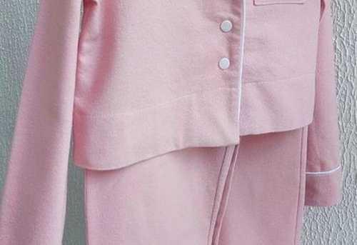 Детский костюм / пижама с кантом "розовая"