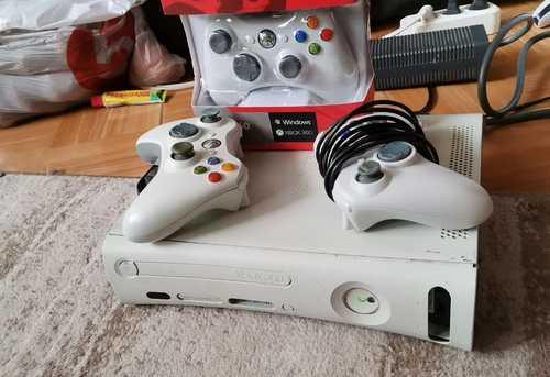 Xbox 360 jasper и fat 500 gb 127 игр