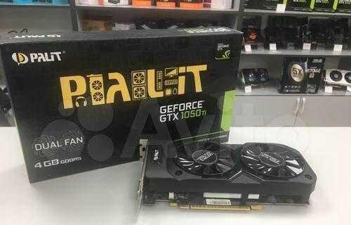 Видеокарта GeForce Palit Dual GTX1050Ti 4Gb