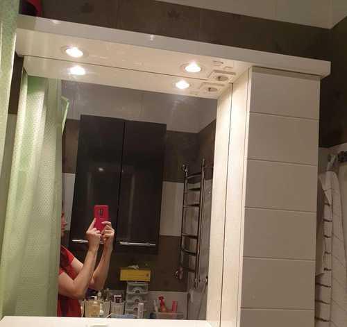 Шкаф-зеркало для ванной