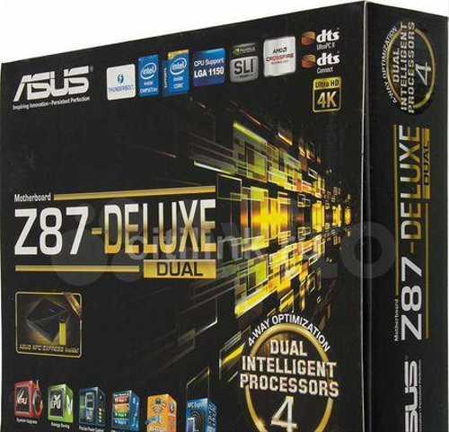 Материнская плата Asus Z87-deluxe/dual, LGA 1150