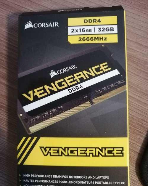 Оперативная память 16 гб 2 шт. Corsair