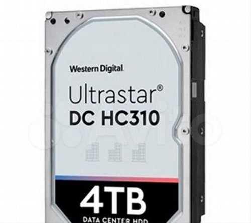 Жесткий диск HDD 4.0Tb Western Digital SATA-III, 256Mb, 7200rpm, Ultrastar DC HC310 #HUS726T4tale6L4, 0B36040