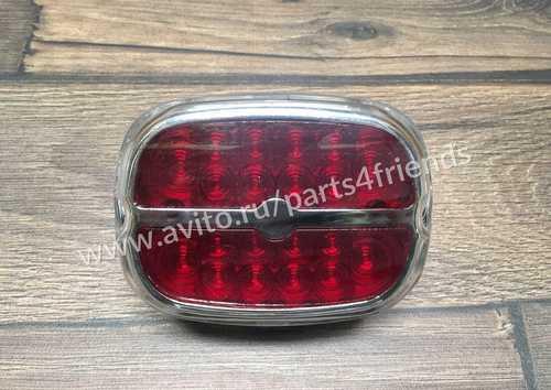 Задний фонарь Harley Davidson clear/chrome/red led